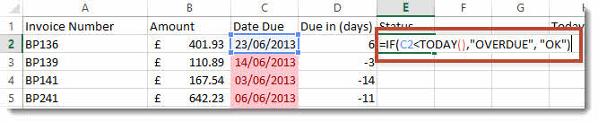 Using Excel s TODAY Function To Return The Current Date using-excel-s-today-function-to-return-the-current-date