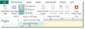 Microsoft Publisher - Starting Numbering on Page 2 Onward