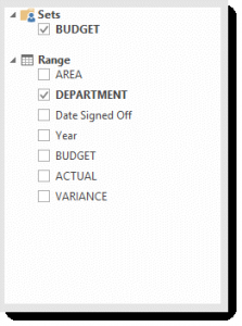 Using Named Sets in a PivotTable