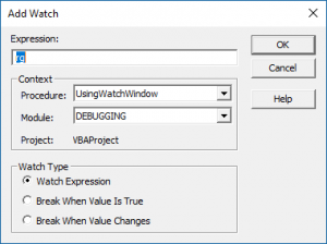 Excel VBA Debugging Techniques