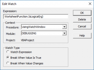 Excel VBA Debugging Techniques