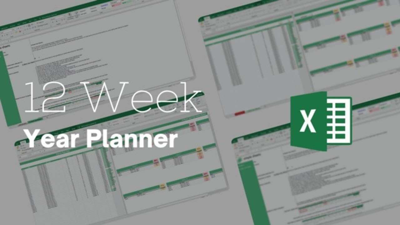 12 Week Year Planner